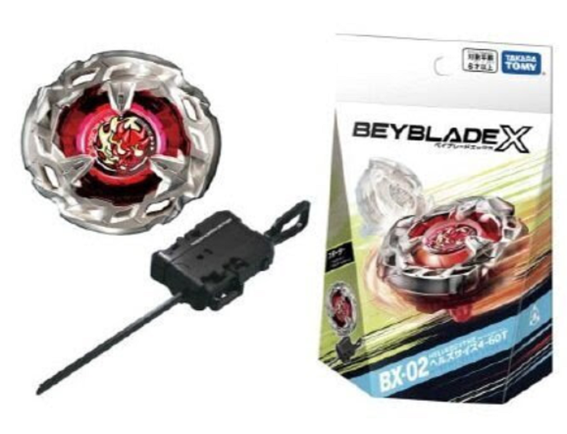 Takara Tomy Beyblade X Bx 02 Starter Hells Scythe 4 60t Beyblades And More