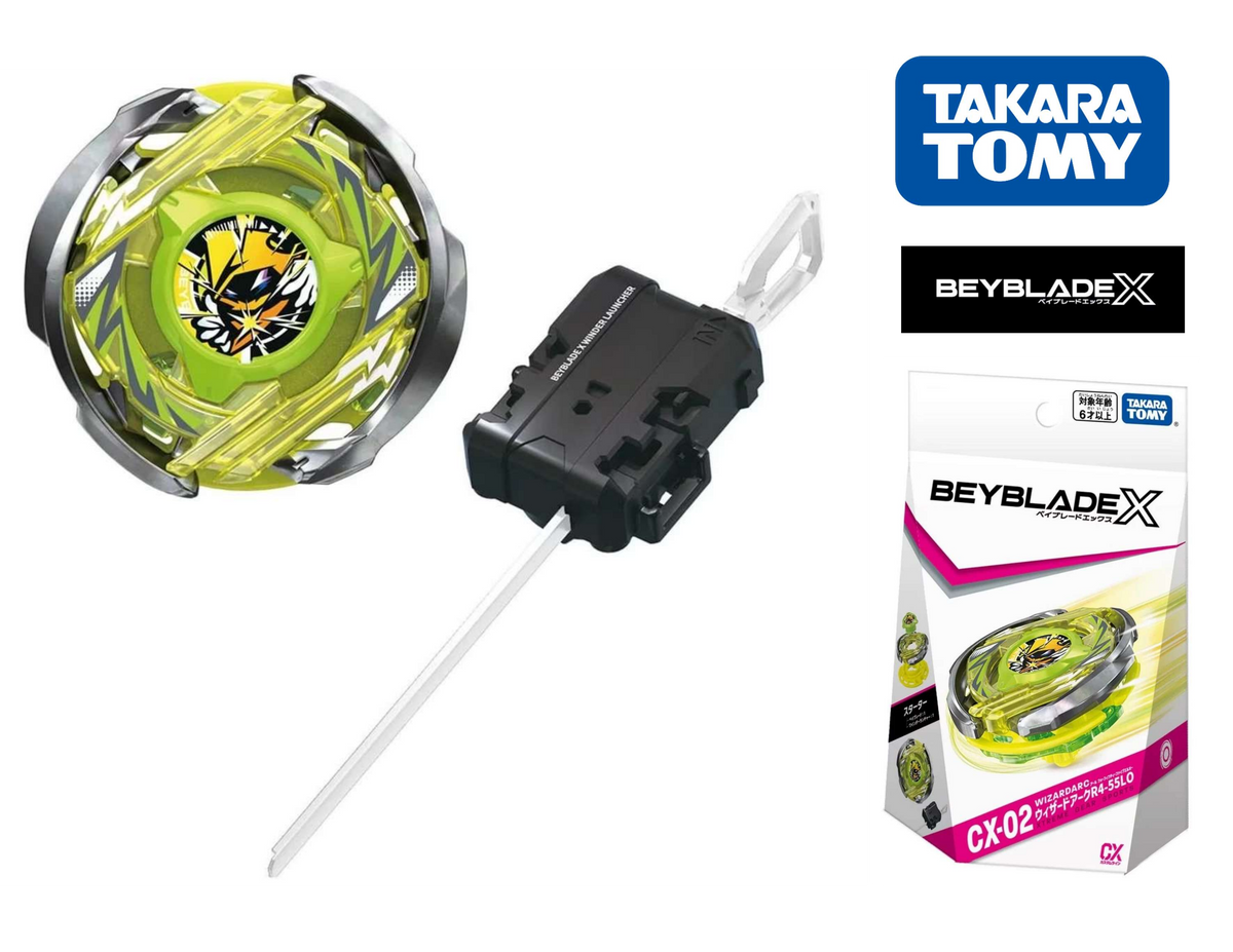 Takara Tomy Beyblade X CX-02 Starter WizardArc R4-55LO – Beys & More